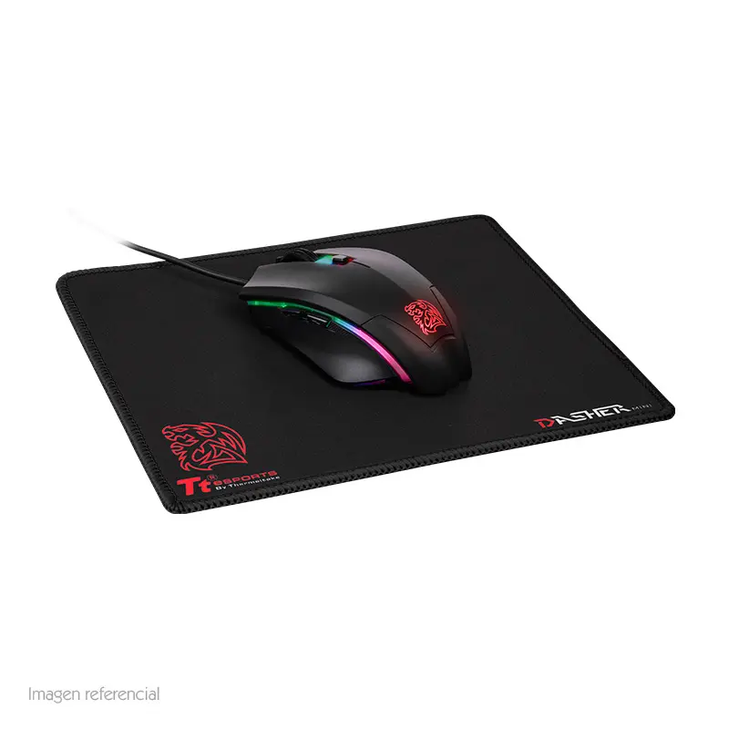 Mouse Óptico Gamer Talon Elite Rgb + Mouse Pad Thermaltake, Iluminación ...
