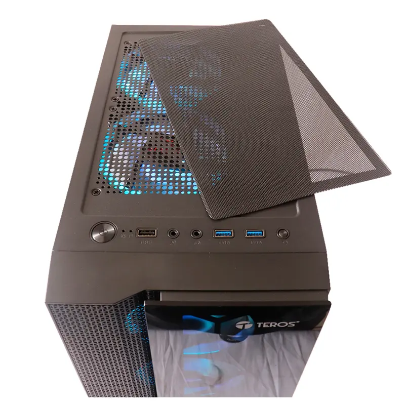 Case Gamer Teros Te-1156N, Mid Tower, Atx, 550W, Negro, Usb 3.0 / 2.0 ...